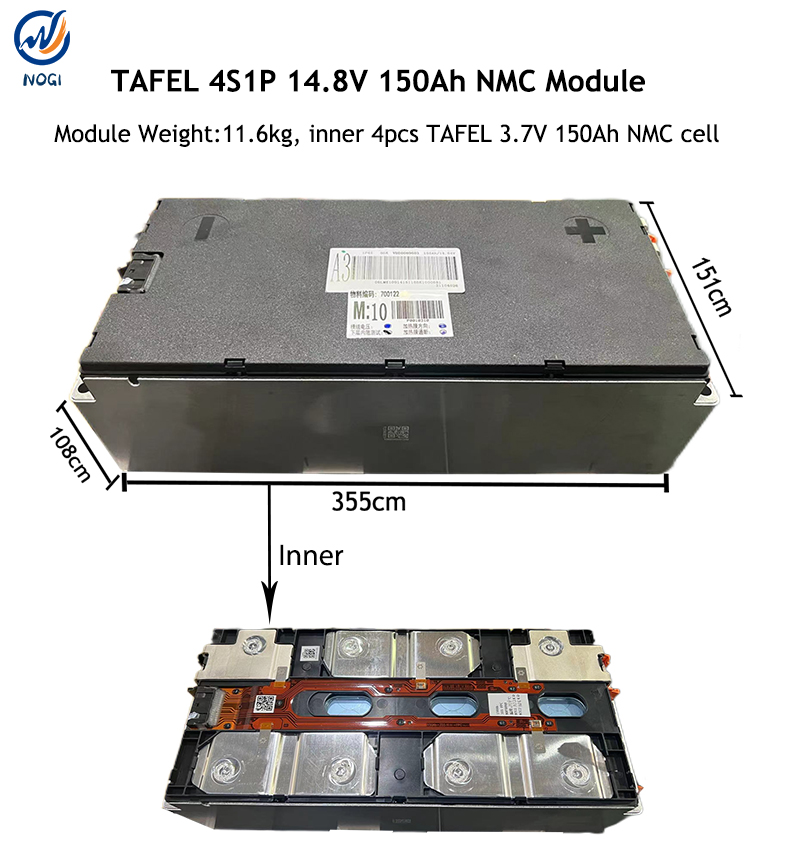 TAFEL 4S1P 14.8V 150Ah NMC ev battery module for leaf battery electric ...