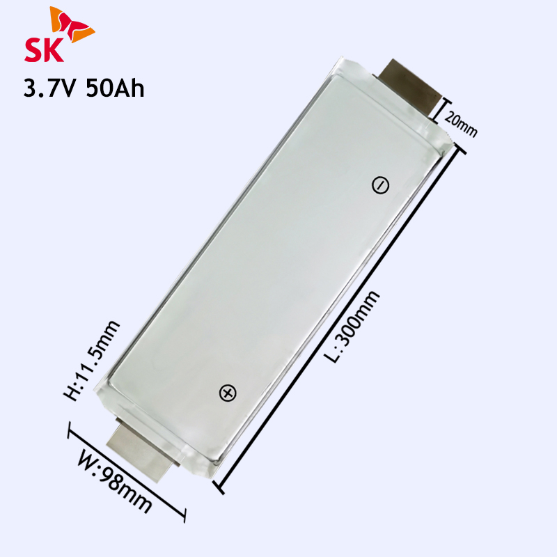 SK new 3.7V 50ah NMC pouch cell Lithium Ion Ebike E-vehicle E-bike Deep ...