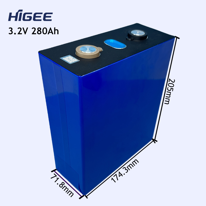 Higee Grade A new 280ah lifepo4 battery cells prismatic 3.2 v 280ah ...