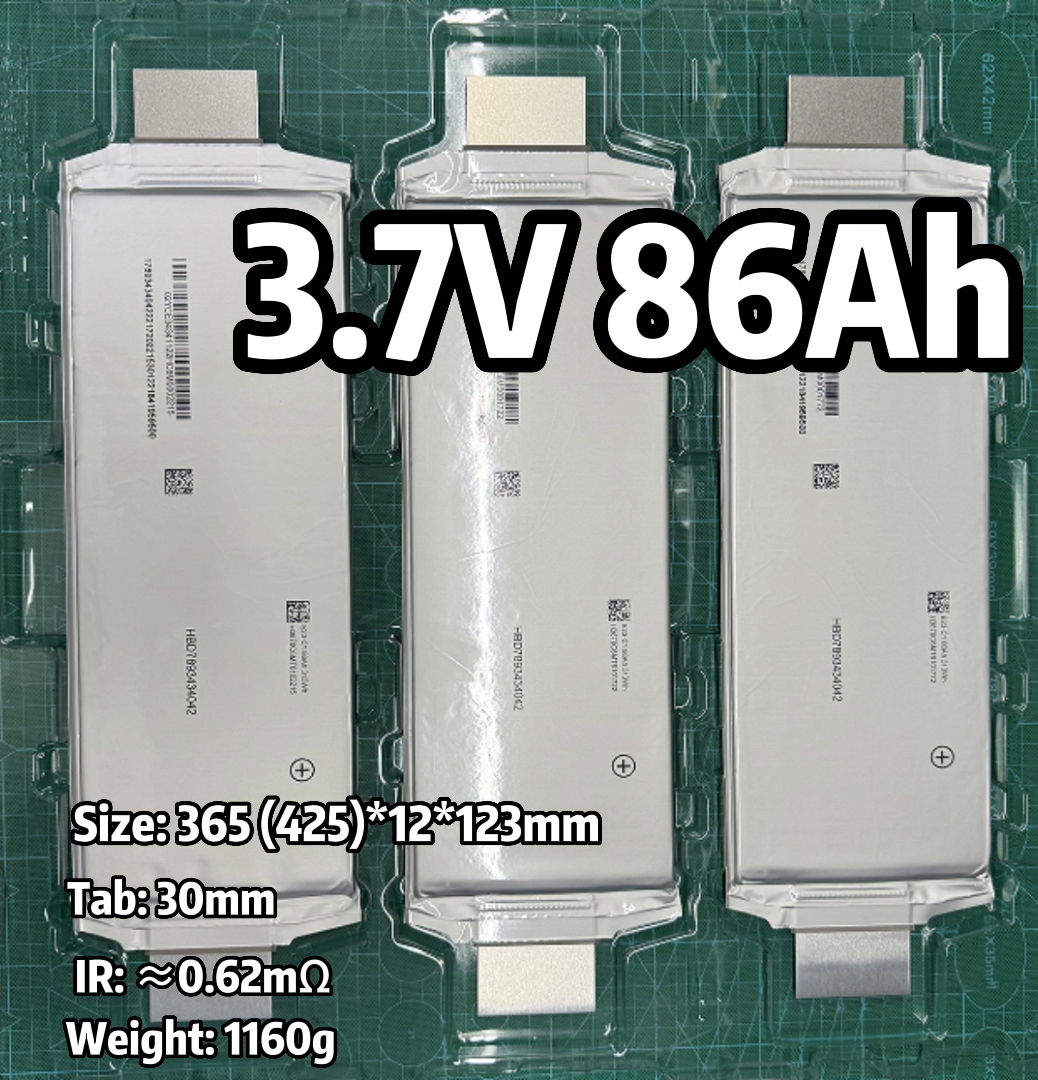SK li ion pouch cell 3.7V 86Ah NMC pouch battery for Electric ...