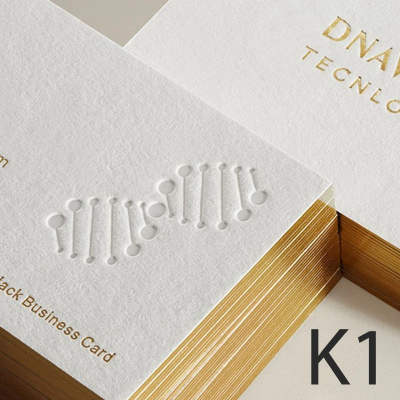 K1- k2 Top private custom business cards special paper cotton card ...