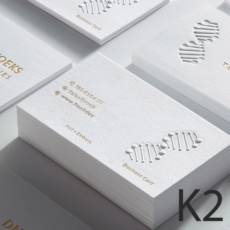 K1- k2 Top private custom business cards special paper cotton card ...