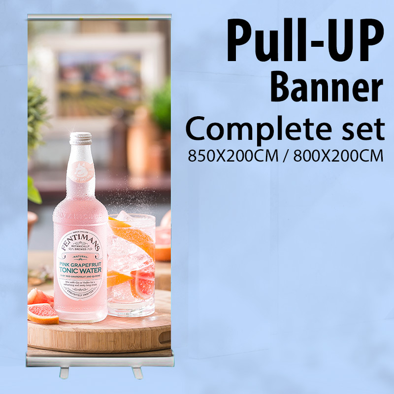 Standard Pull Up Banner - Complete set Single side Printing