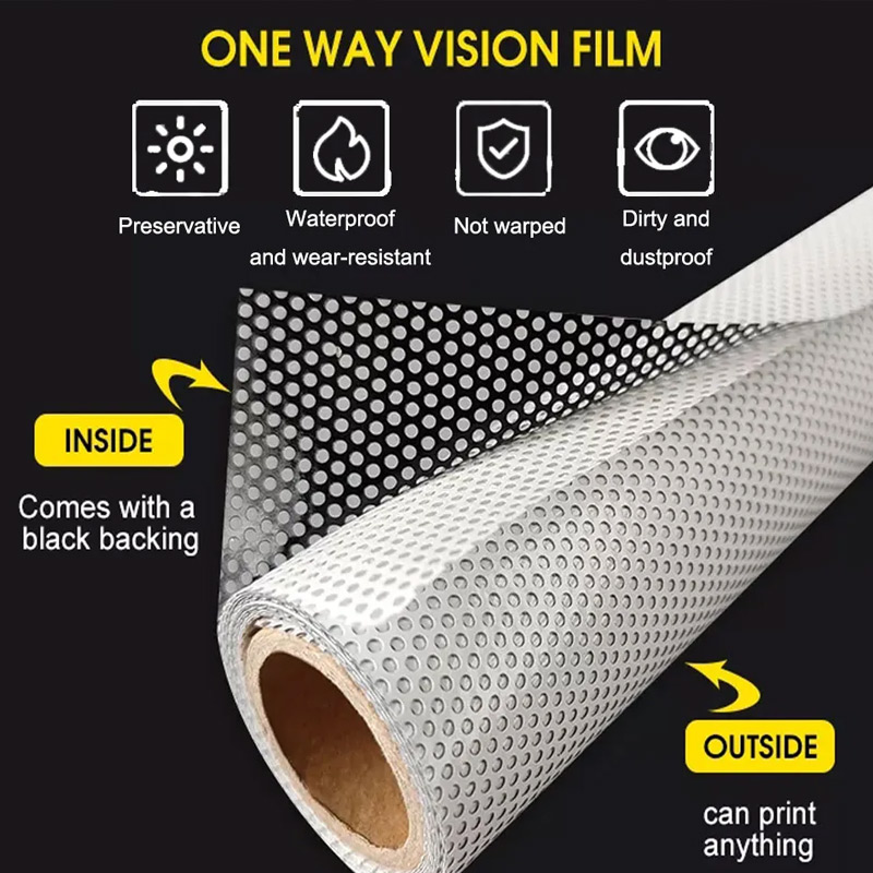 One-way vision window film/vinyl Customed