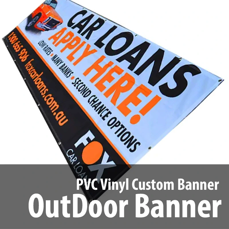 Outdoor Banner- PVC Vinyl Banner Outdoor (Single Side)