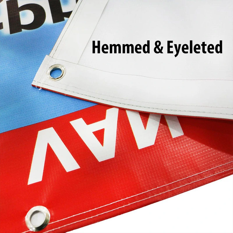 Outdoor Hoarding Board Graphic PVC Vinyl Banner Printing