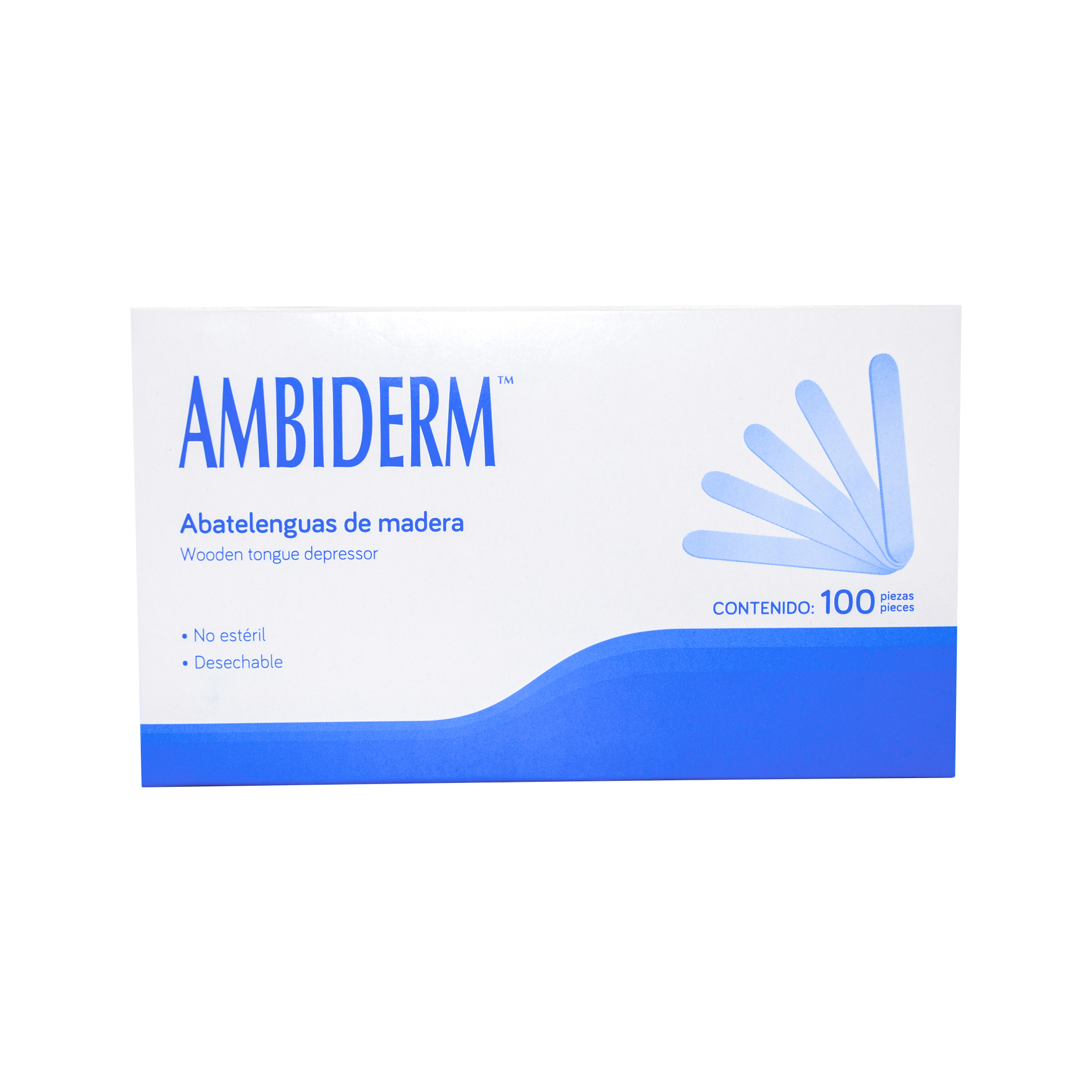 Abatelenguas de Madera Ambiderm
