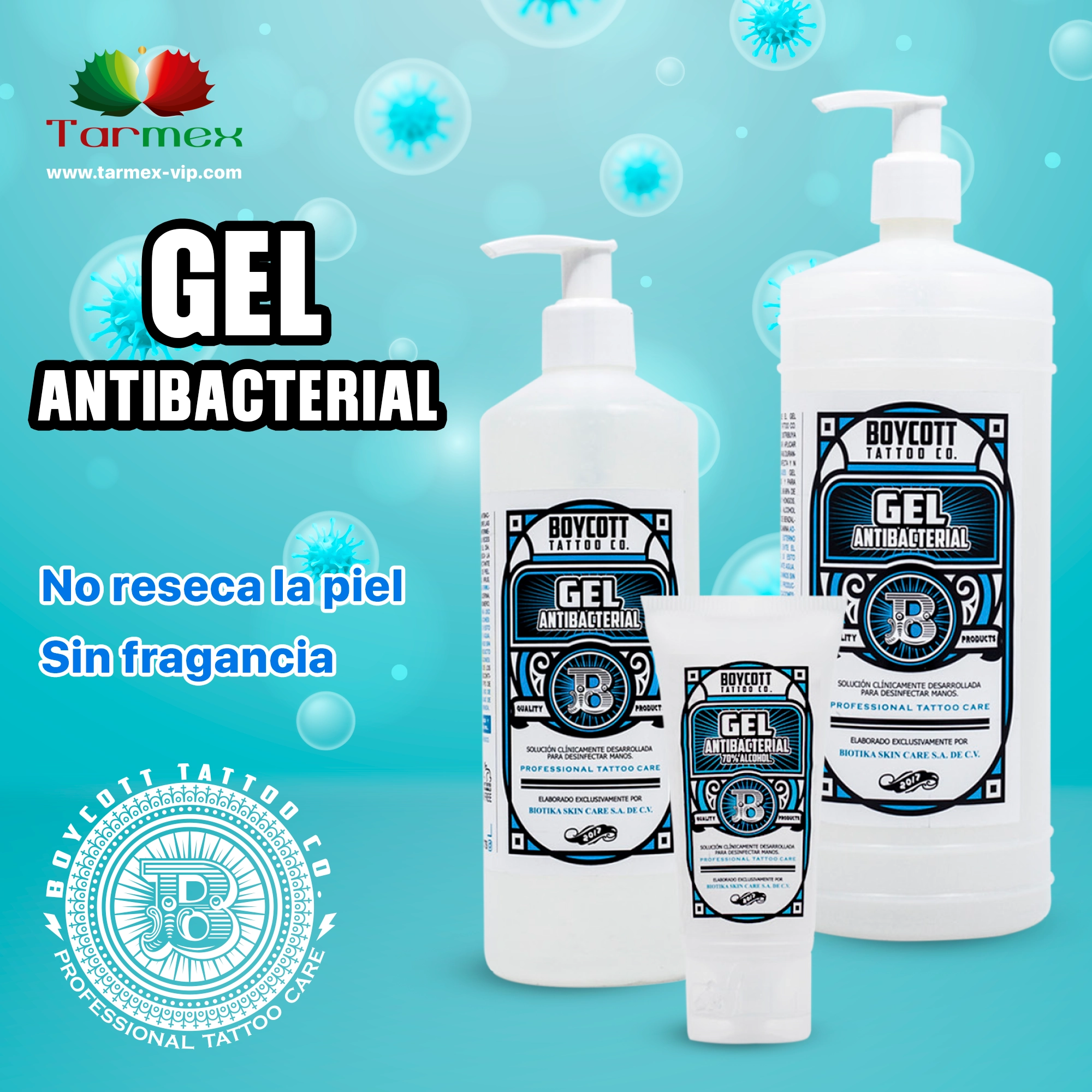 Gel Antibacterial Boycott