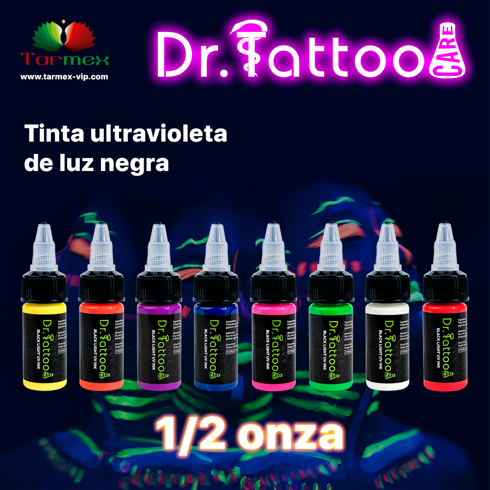 Tintas Ultravioleta (UV) Dr. Tattoo