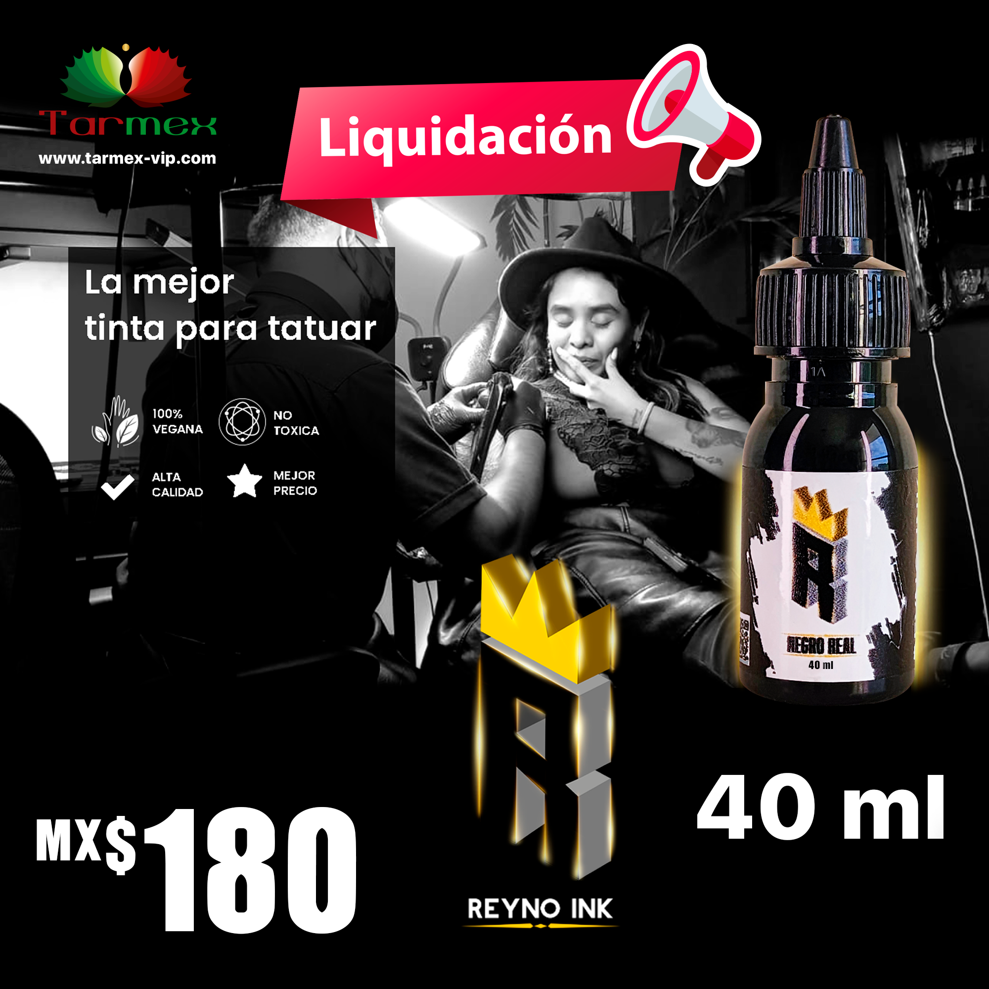 Negro Real Reyno Ink