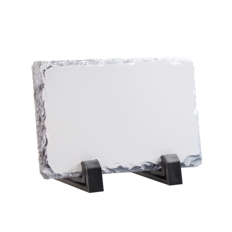 Sublimation Blank Stone Slate with Foothold and Box- Chinese Warehouse