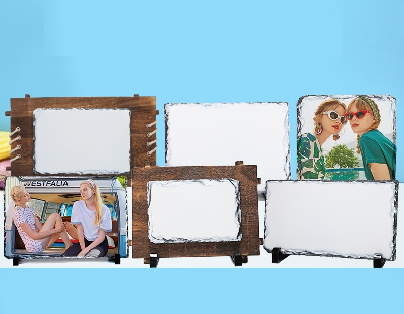 Sublimation Blank Stone Slate with Foothold and Box- US Warehouse