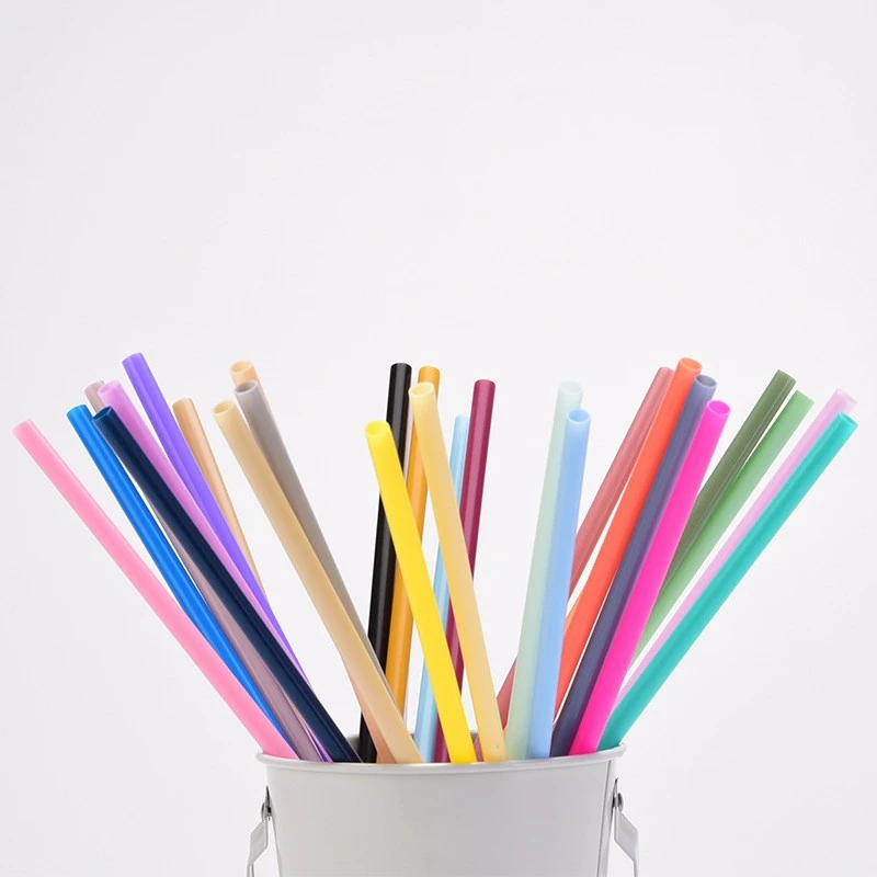 26.5*0.7cm Multi Color Plastic Straw - Chinese Warehouse