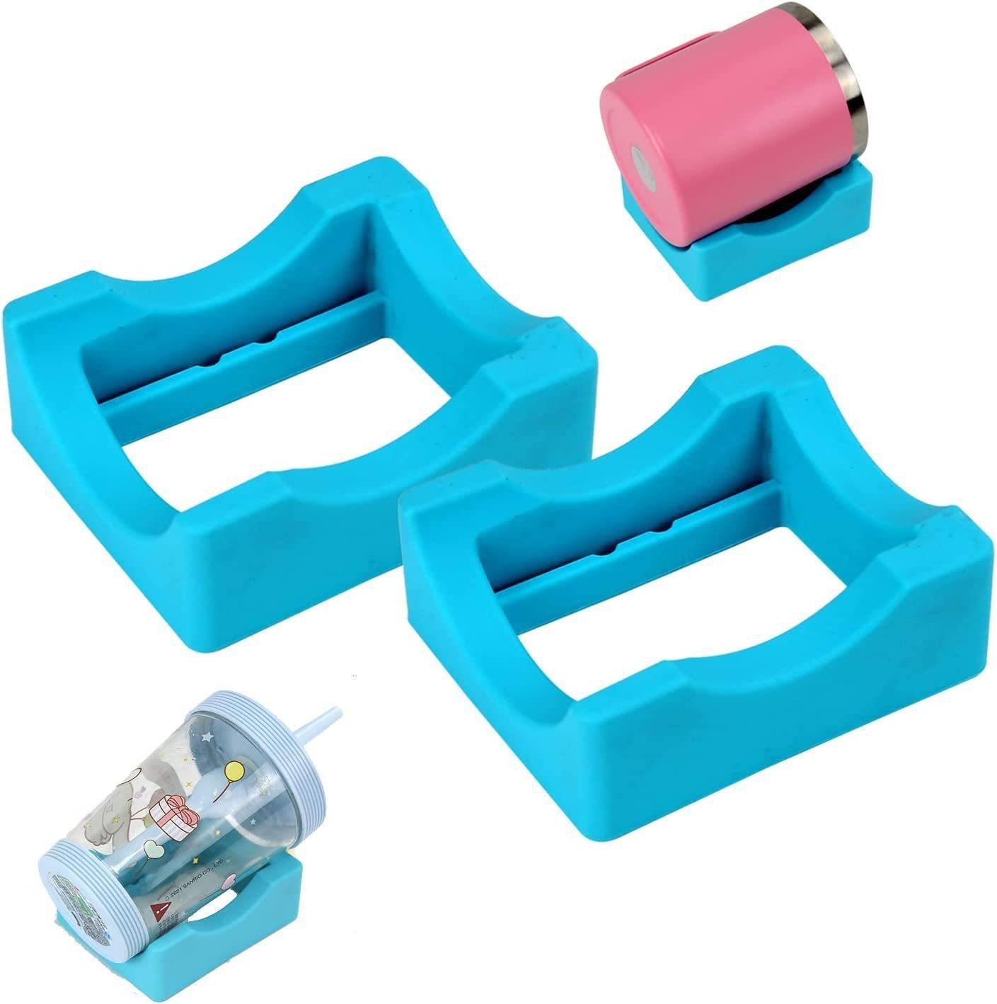 Cup Cradle for Crafting Supplies with Felt Edge Squeegee, Anti-Skidding ...