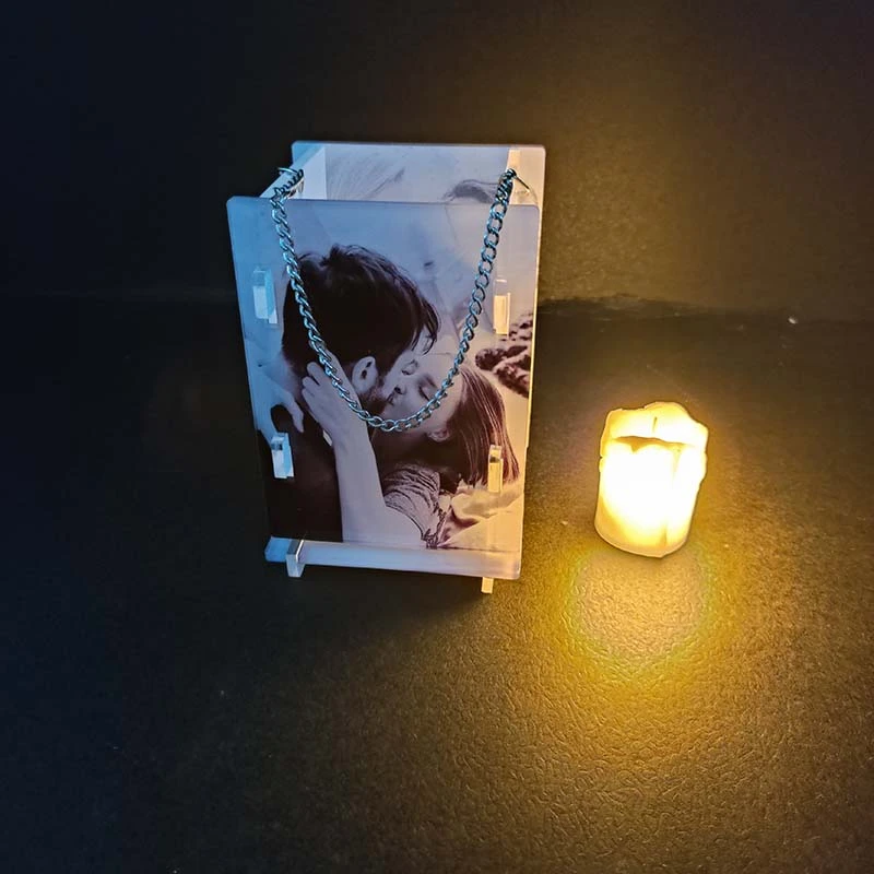 Sublimation Acrylic Lantern Blank With LED Light - Chinese Warehouse