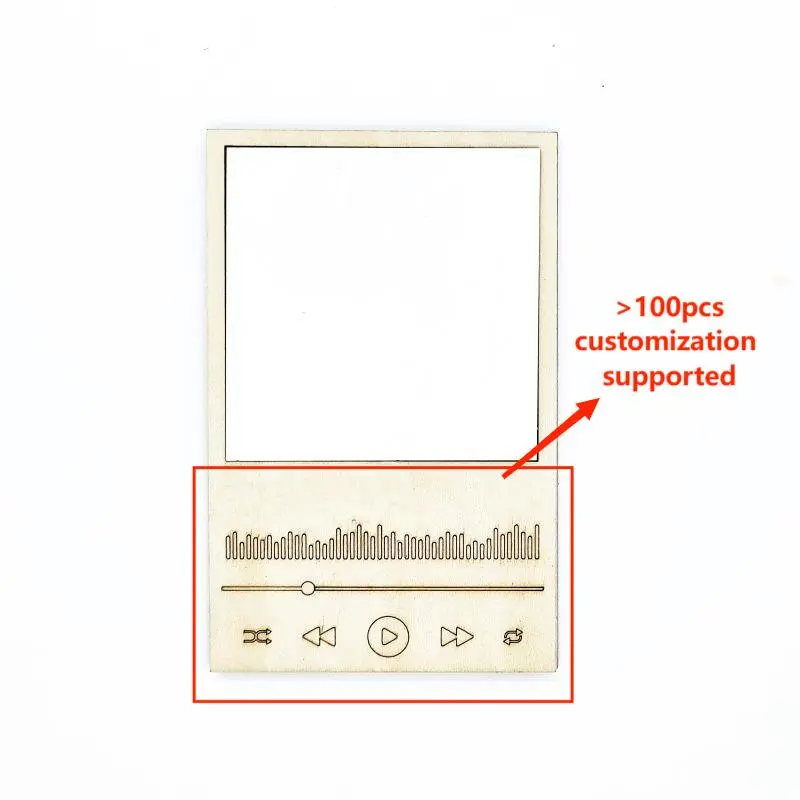 Memorial Wooden Sublimation Phoframe For Christmas/New Year/Valentine's ...