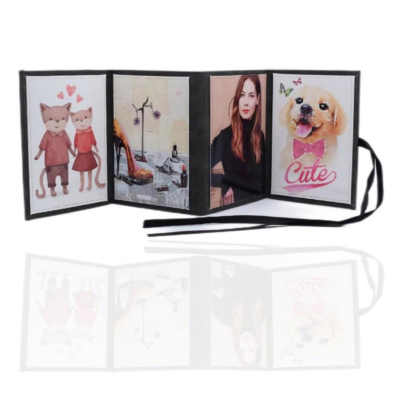 PU Leather Folding Sublimation Albums For Christmas/New Year/Valentine ...
