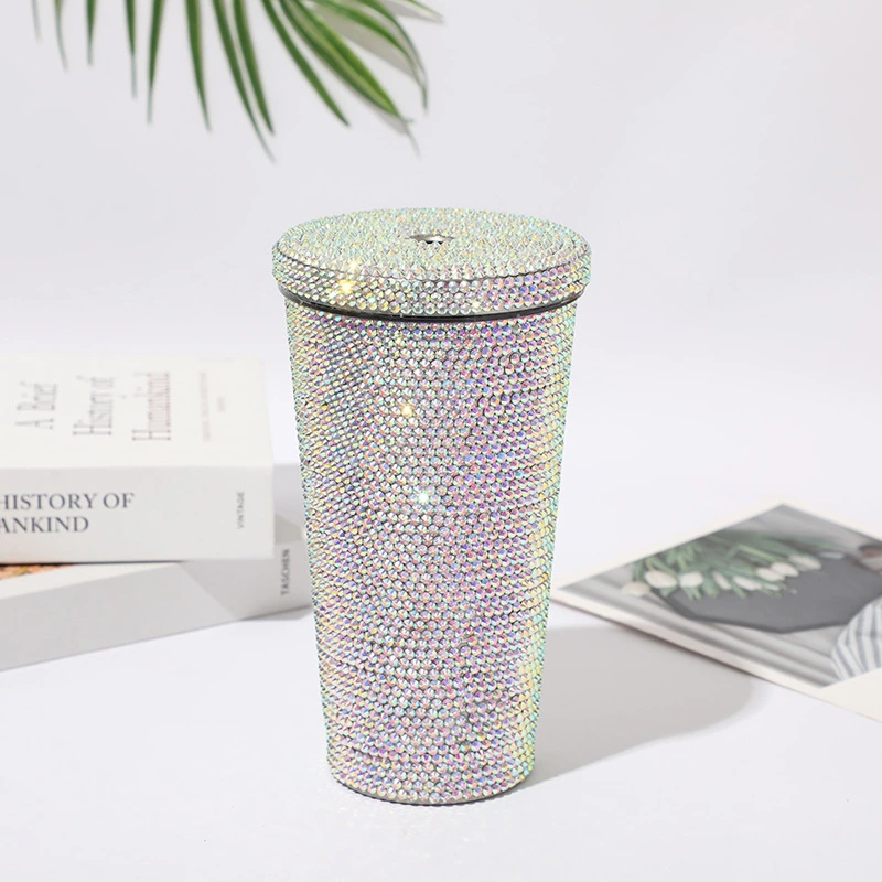 Case of 30 pack 17/25oz Stainless Steel Rhinestones Tumblers for Gifts ...