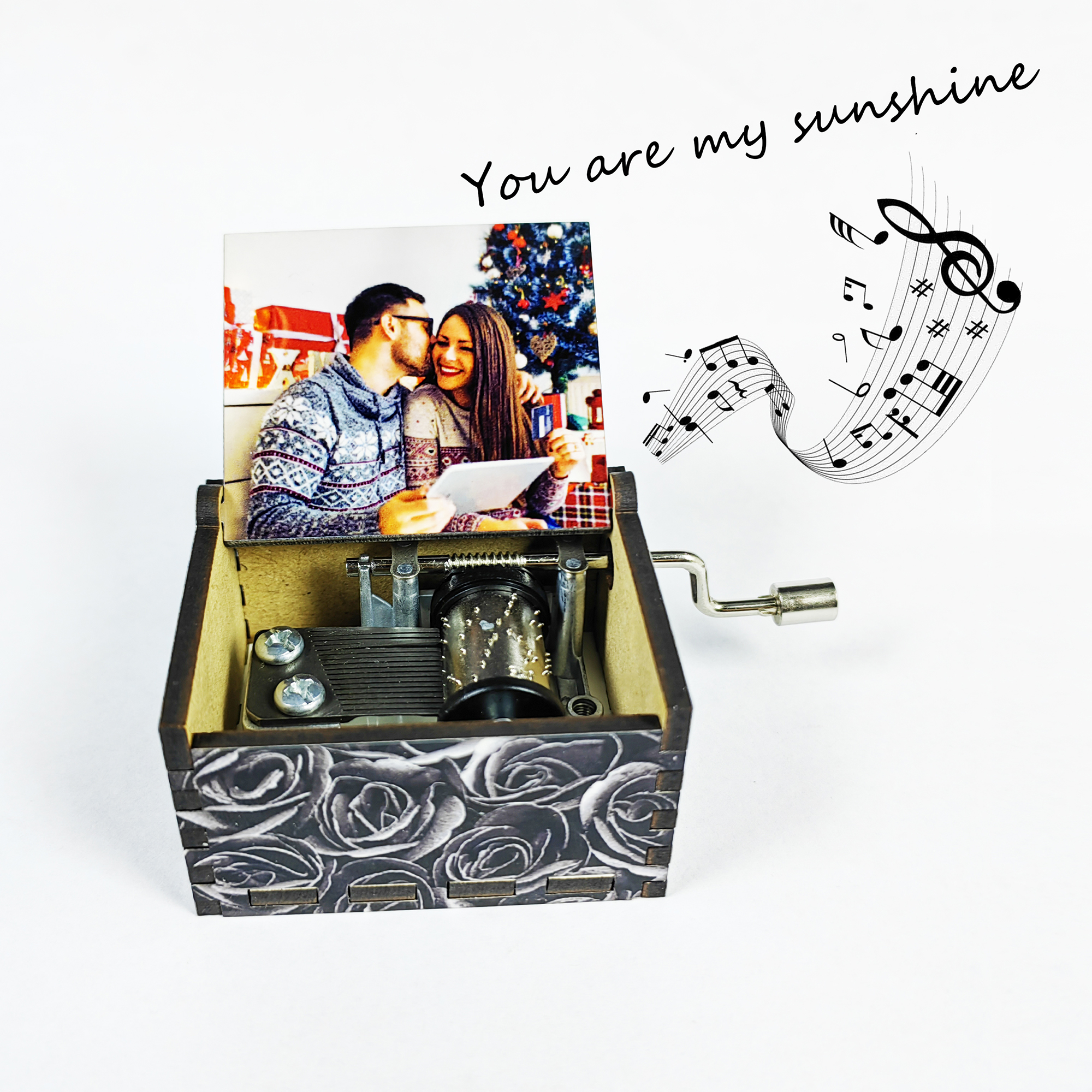 1.7*2.2*2.3 inches Sublimation MDF Music Box for Valentine's Day ...