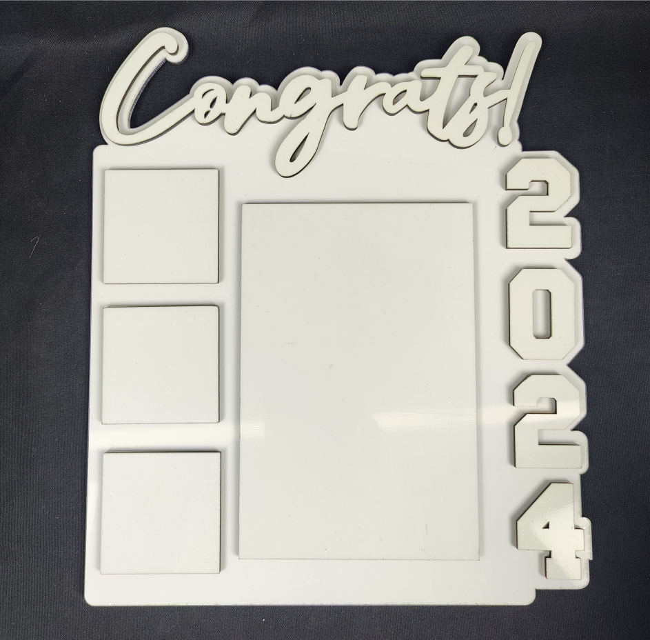 New Sublimation Blank MDF Photo Frame for Grad - Chinese Warehouse