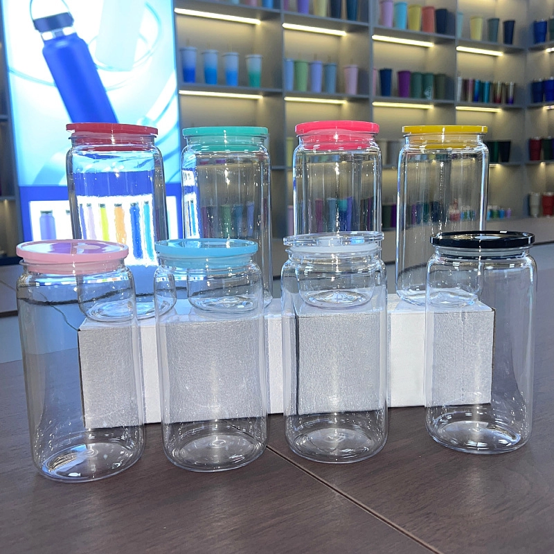 RTS Chinese Warehouse Case of 50pack 16oz Clear Acrylic Libby Can with ...