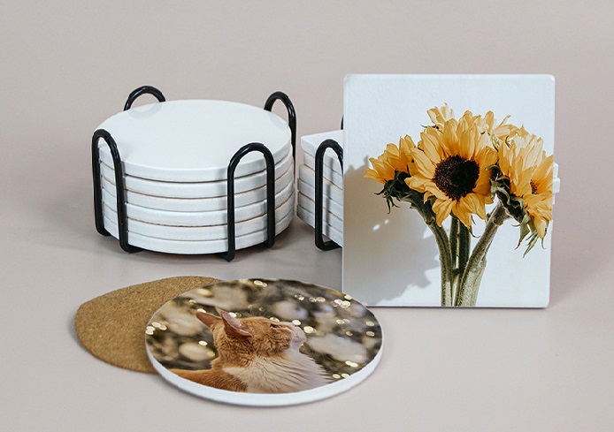 RTS China Round/square sublimation ceramic coaster