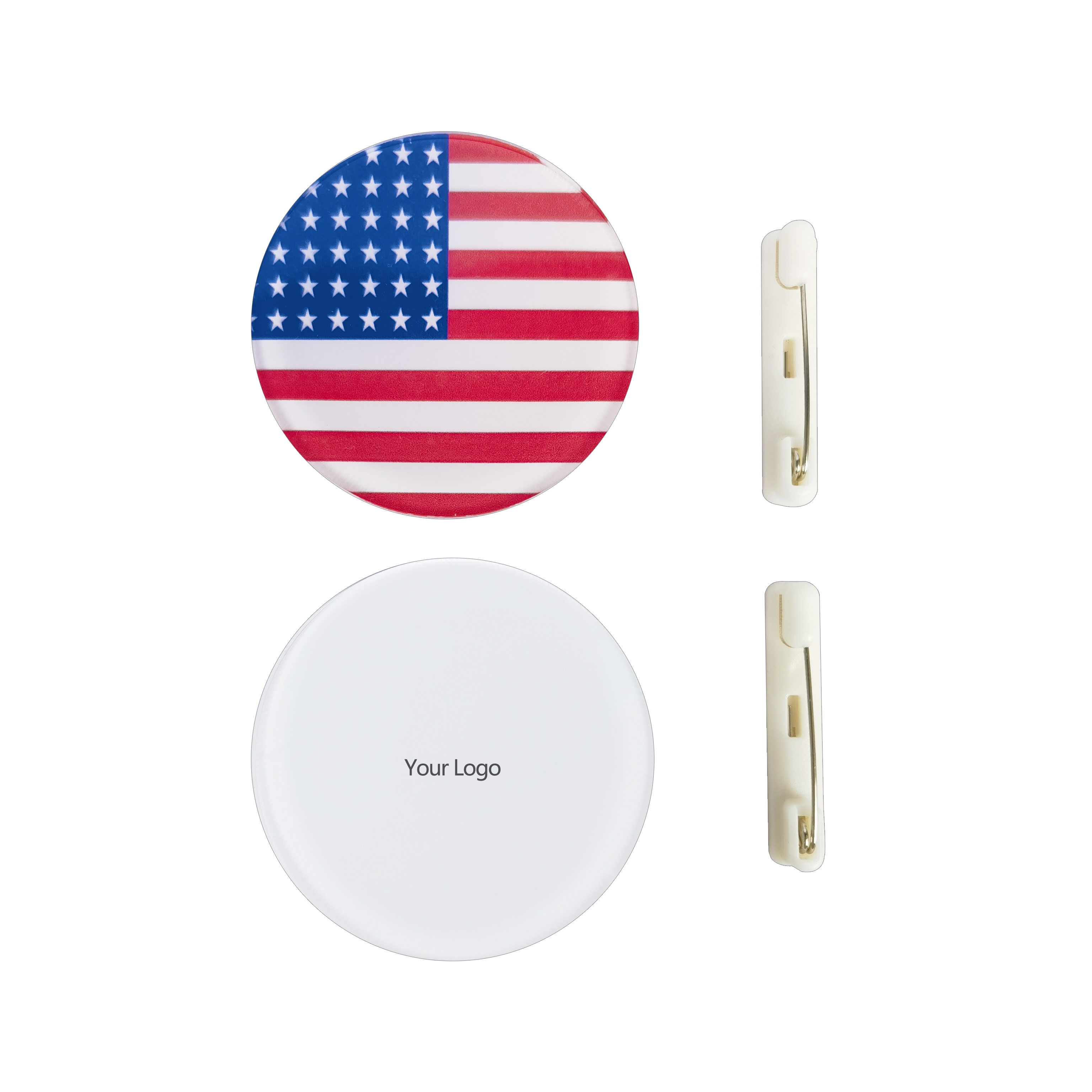 Sublimation Case of 100pack Mental Diy Photo Lapel Pins Brooches ...