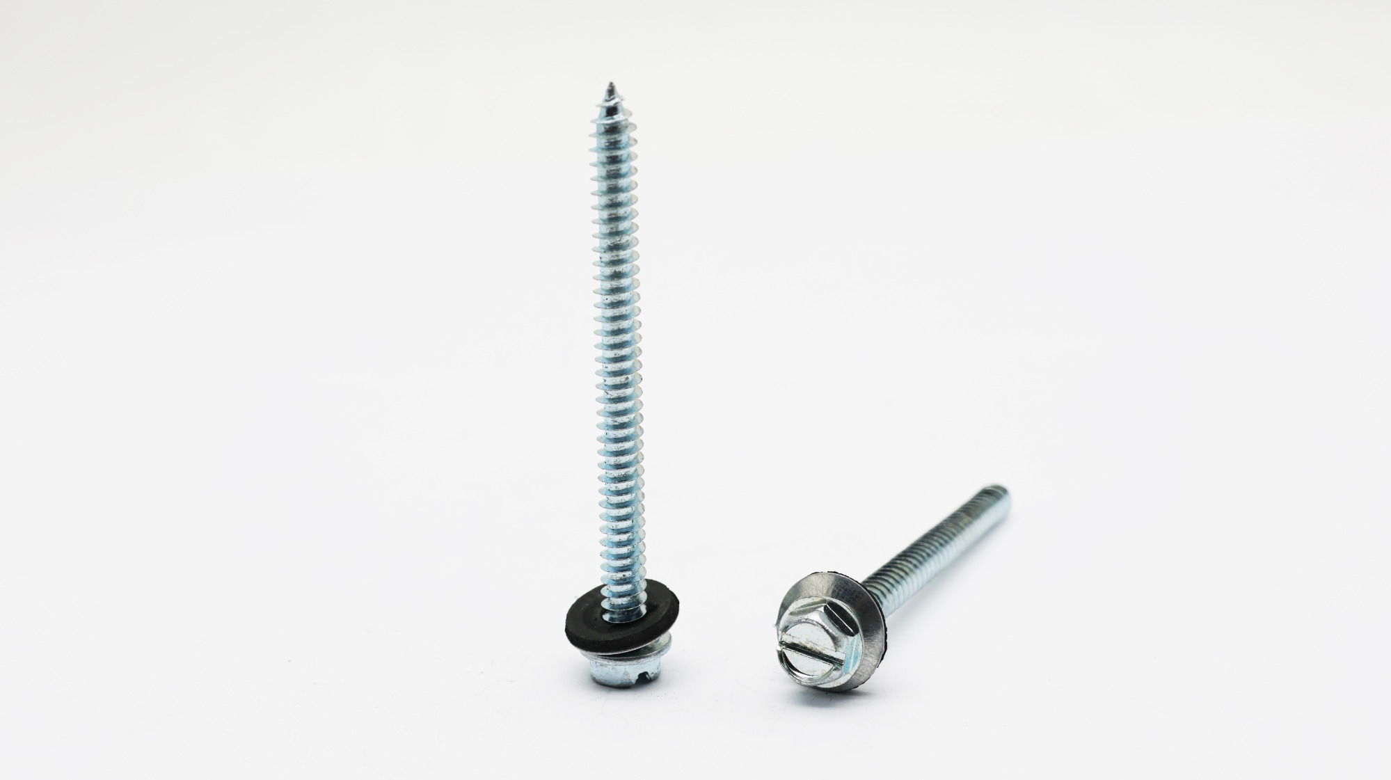 Slotted hex head self tapping screw with EPDM,Slotted hex head self ...