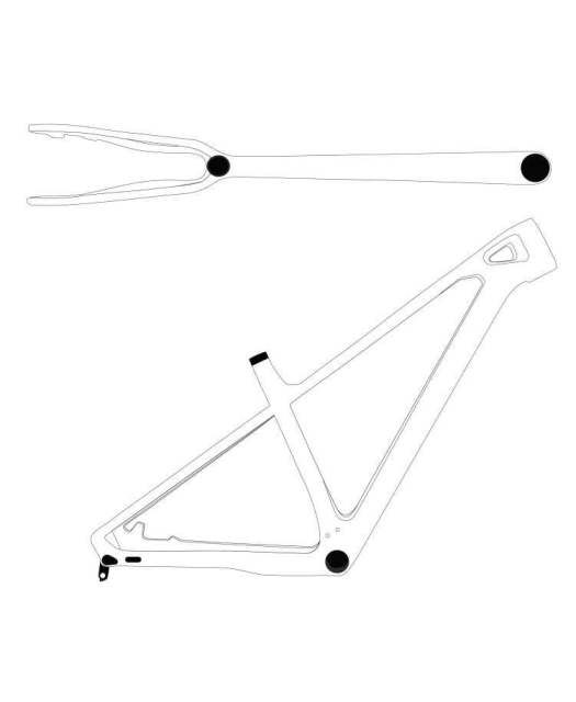 ELVES Nandor Pro 29er XC MTB Hardtail Carbon Frame