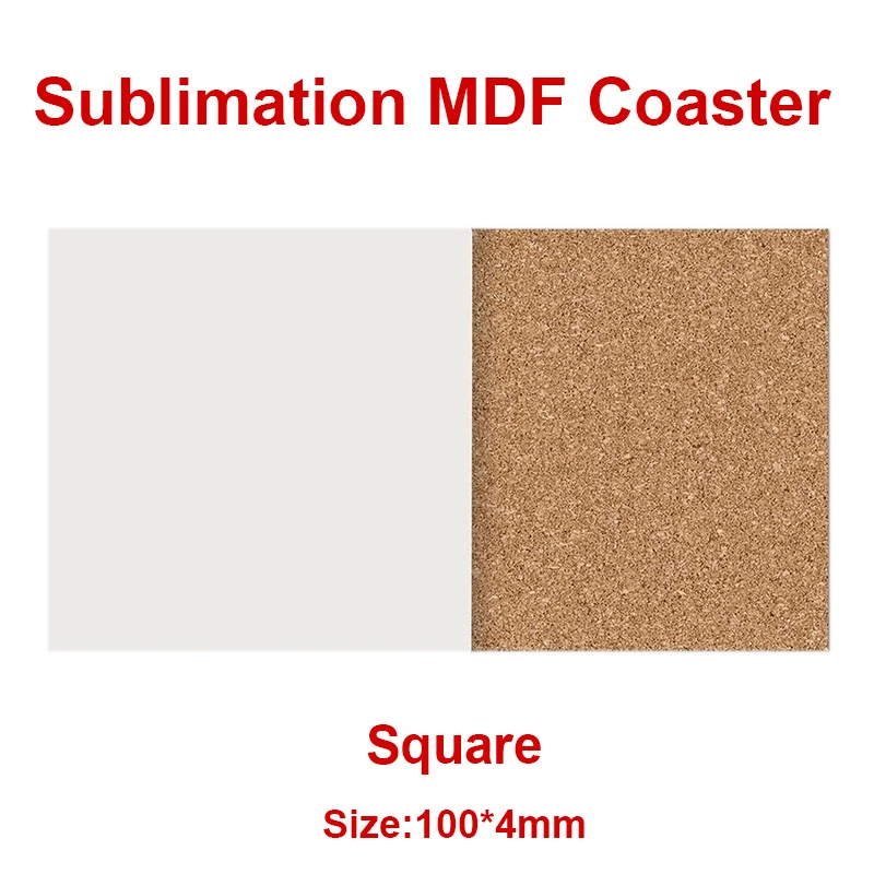 MDF Drinks Coaster | Sublimation Blanks | - RafeeSub
