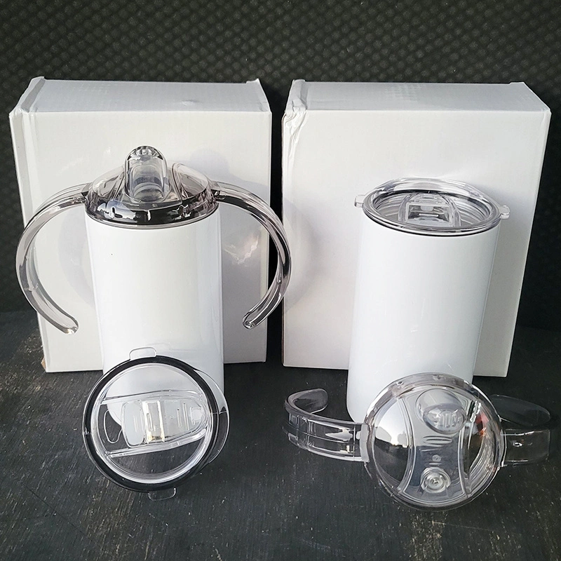 30pcs 12oz Sublimation Kids Sippy Cup | 2 Lids | - RafeeSub