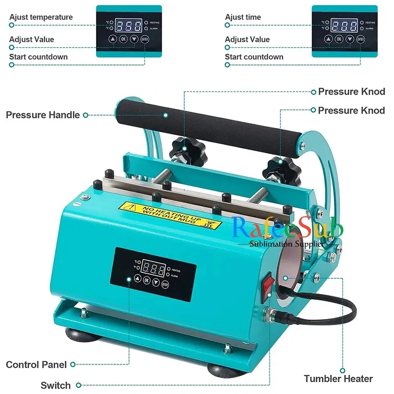 Pre-sale New 20oz 30oz 40OZ Tumbler Heat Press Machines | 500W | | 110V ...