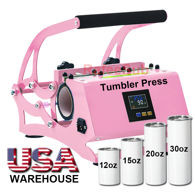 Free Shipping 11oz -30oz Straight Cup Mug Tumbler Heat Press Machine ...