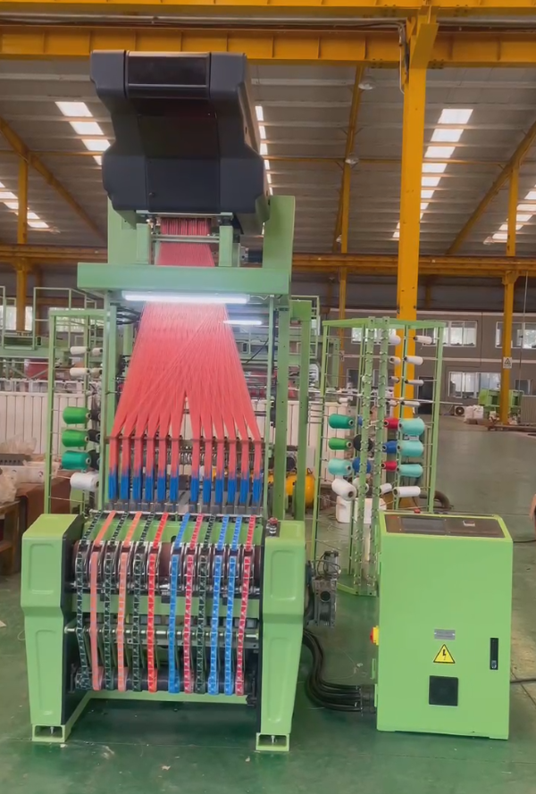Jacquard label weaving loom machine