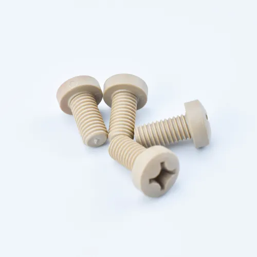 Custom m8 Plastic Screws | Peek screws manufacturer - ZYX Rubber