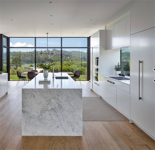 Modern designs white lacquer modular kitchen cabinets