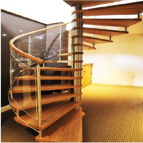 Modern Wood Stair Steps Spiral Staircase Prices Iron Snail Stairs