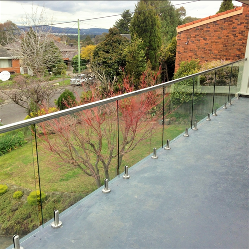 Frameless Glass Railing Balustrade Balcony Spigot Glass Fence
