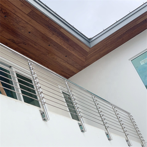 Side mounted rod bar railing stainless steel railing parts