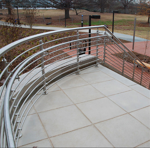Commercial stainless steel railing rod bar railing for stairs railing