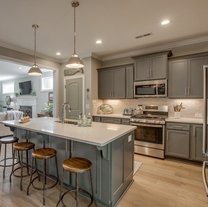 Modern American Style Solid Wood Kitchen Cabinets Luxury Kitchen Cabinets