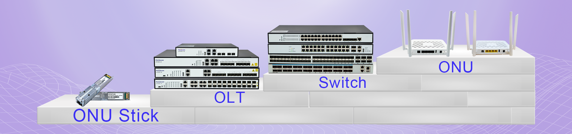 FTTx solution provider|ONU OLT and ethernet switch original factory