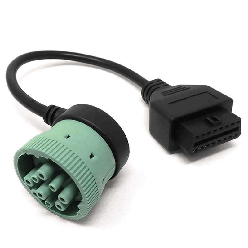 J1939 9PIN truck adapter cable right angle