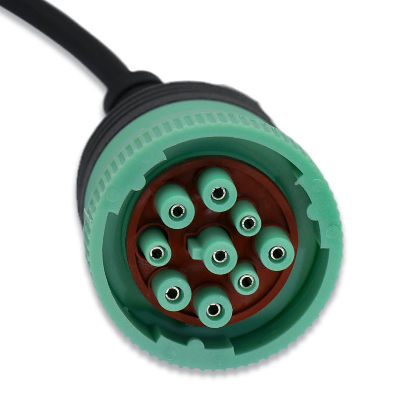 9Pin Adapter Cable to OBDII Truck Diagnose Interface