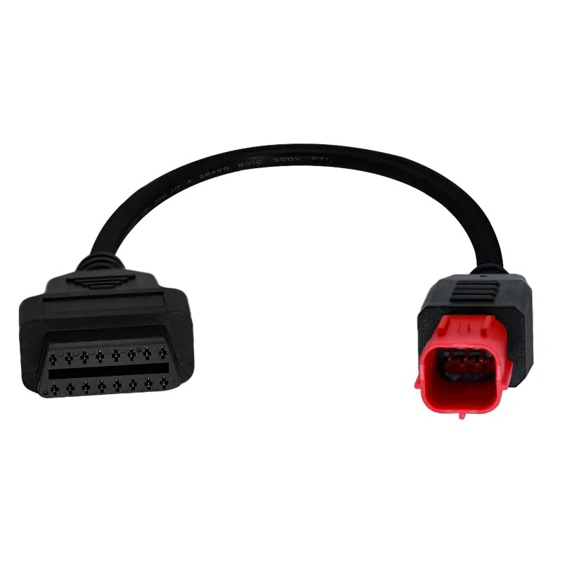 OBD2 6Pin Diagnostic Scanner Cable Adaptor for Honda