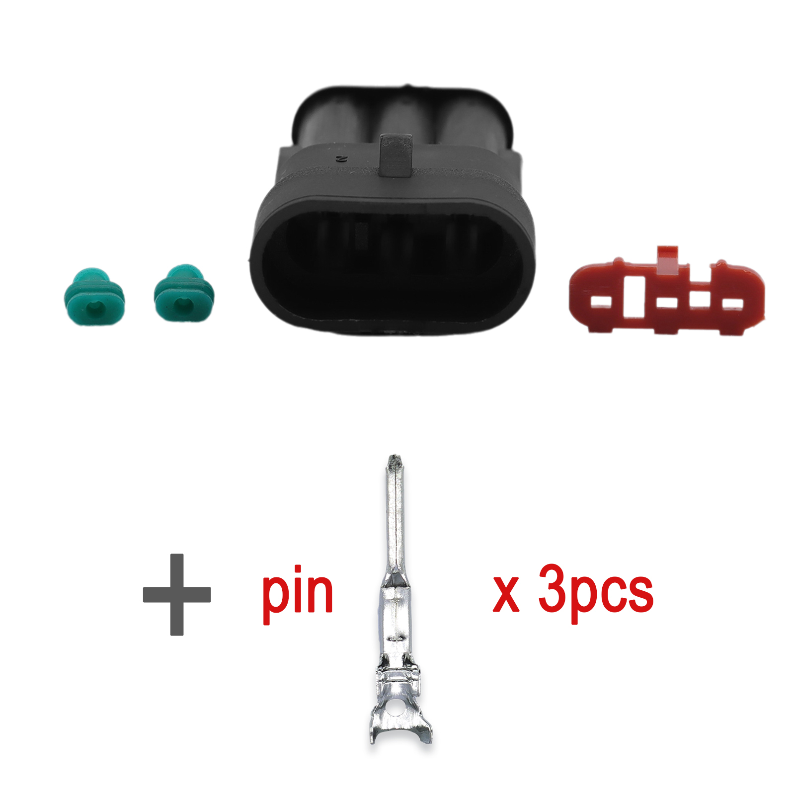 3PIN Male Connector for Fiat cars