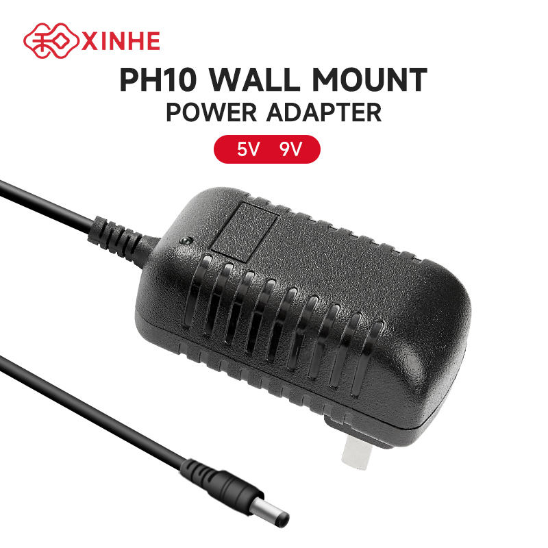 XINHE Medical-grade AC/DC Adapter 9W 9V 1A PH10 UL/EN/GB Certified ...