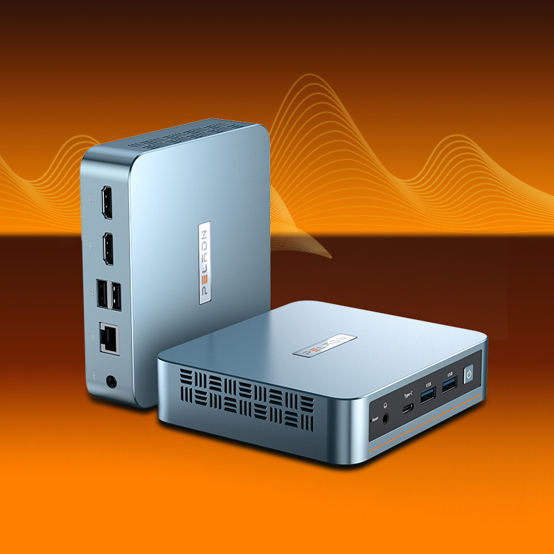 PELADN Wi-6 N150 Mini PC mini pc built-in Intel N150 Processor ...