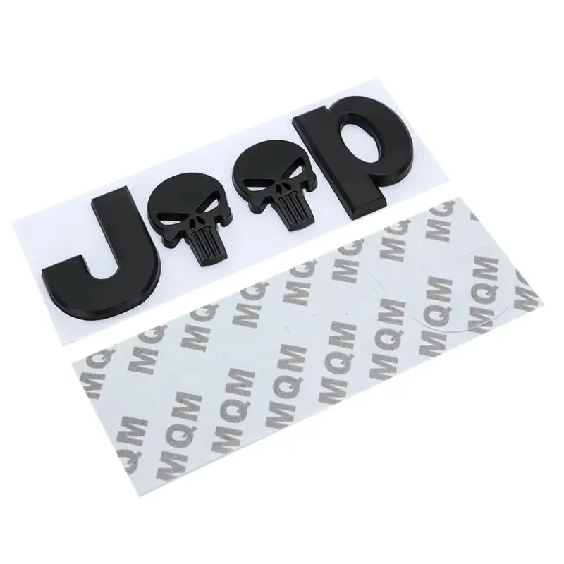 SENZEAL-AUTO | Jeep Emblem Skull Car Emblem