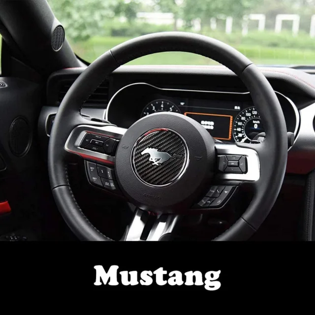 SENZEAL-AUTO | Ford Mustang Steering Wheel Emblem Sticker
